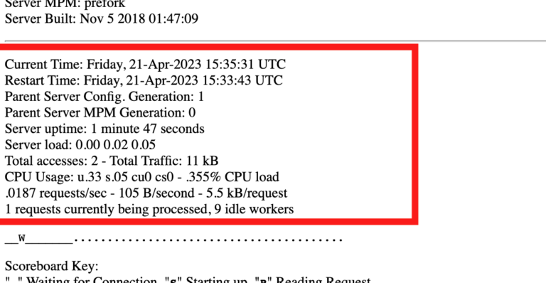 Apache Status Page: Simple Setup Guide - Status List